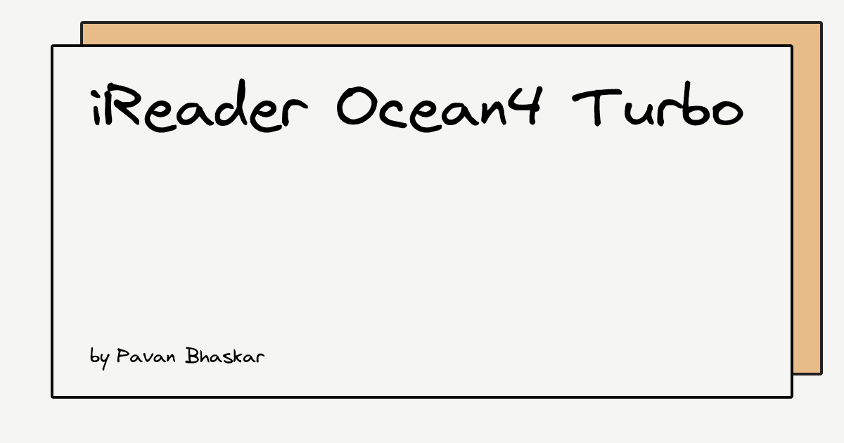 iReader Ocean4 Turbo